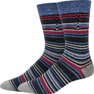 All Color Stripes Bamboo Crew Socks – Sock Harbor