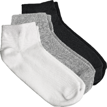 Solid Ankle 3 Pack Socks – Sock Harbor