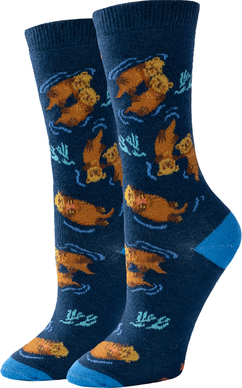Ladies Otterly Adorable Socks – Sock Harbor