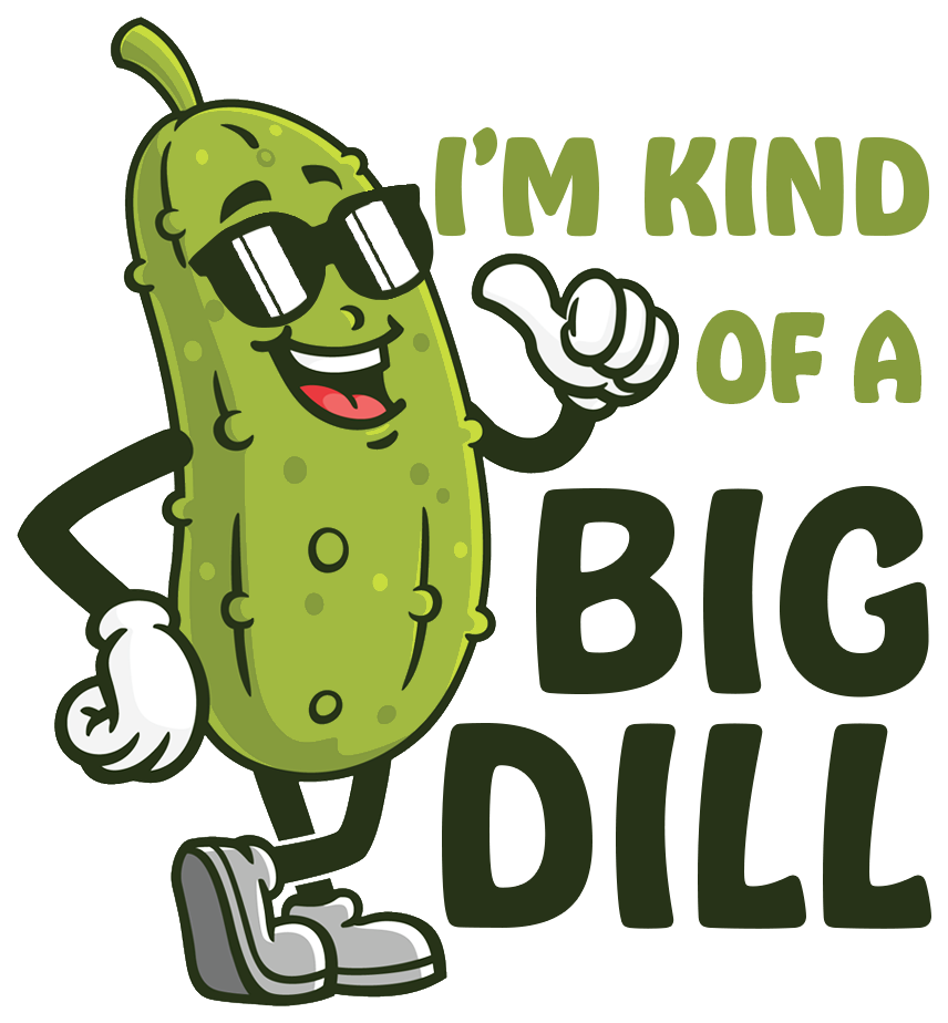 Big Dil Sticker (3x4) – Sock Harbor