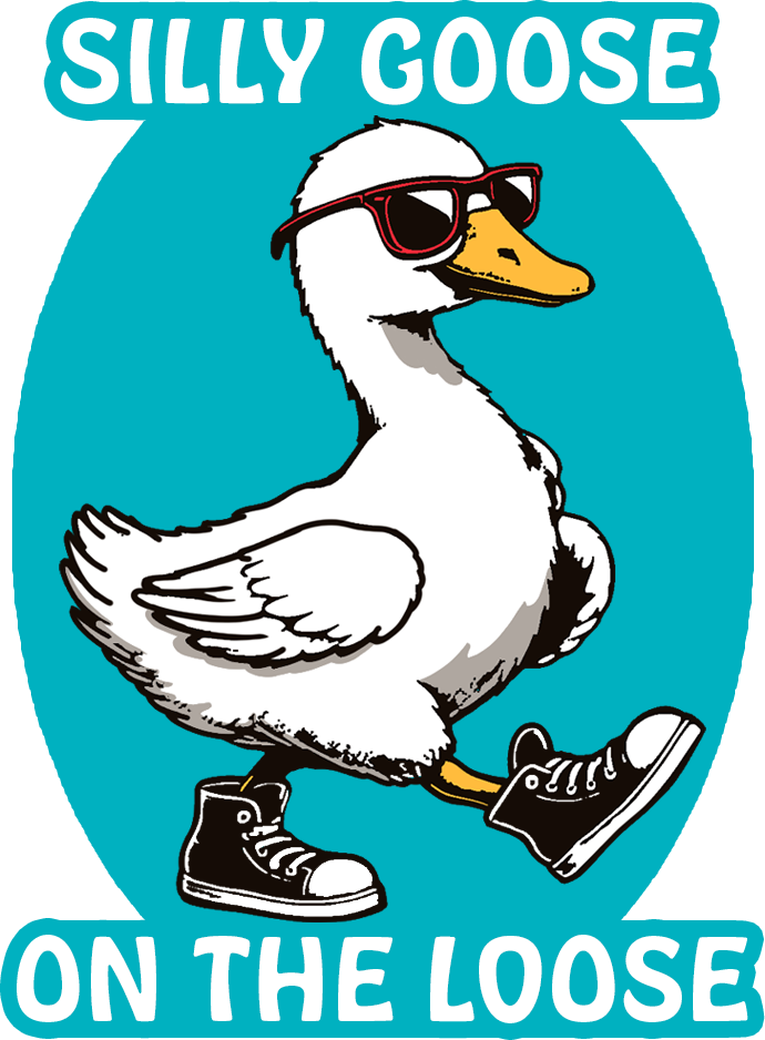 Silly Goose Sticker – Sock Harbor