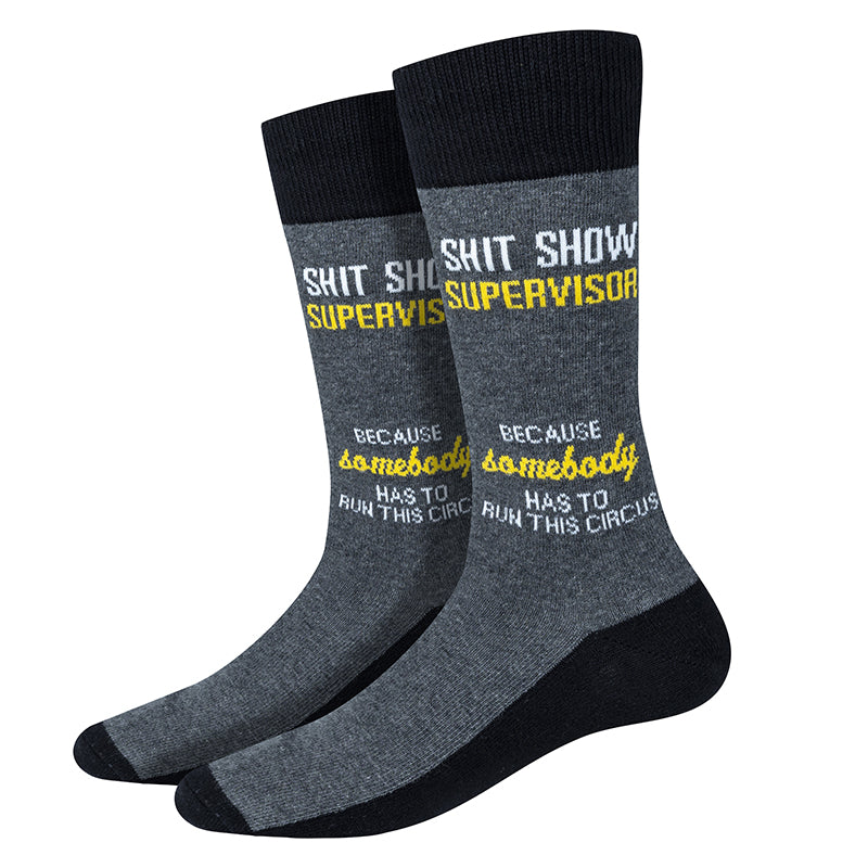 Shit Show Supervisor Socks – Sock Harbor