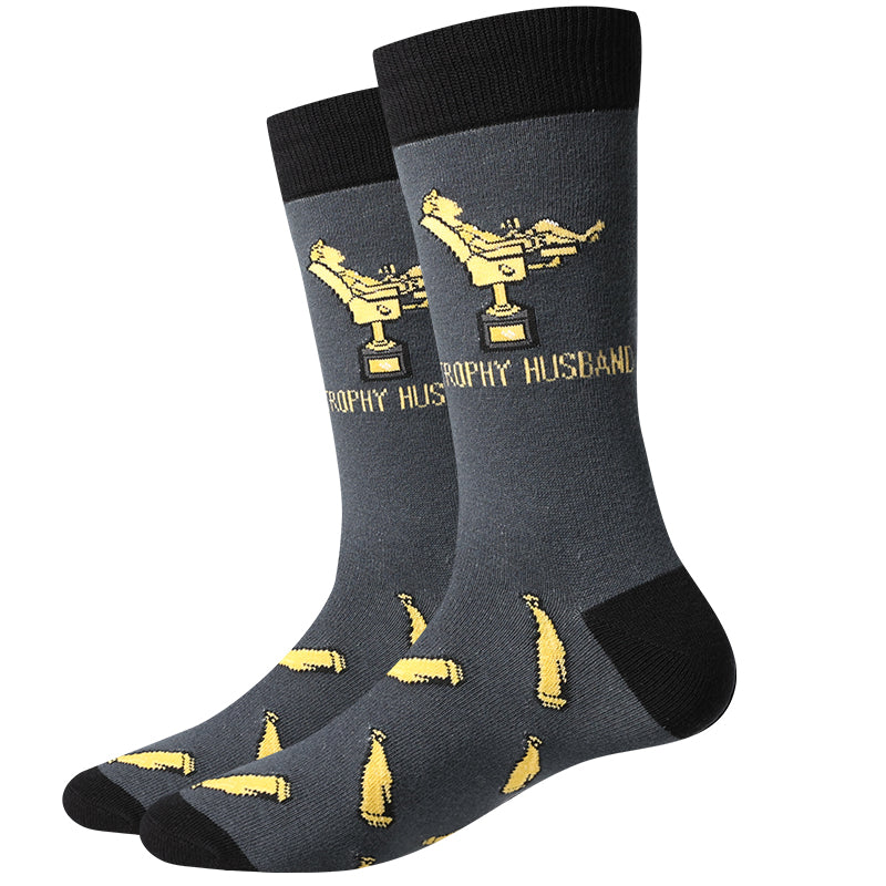 Reclined Trophy Husband Socks – Sock Harbor